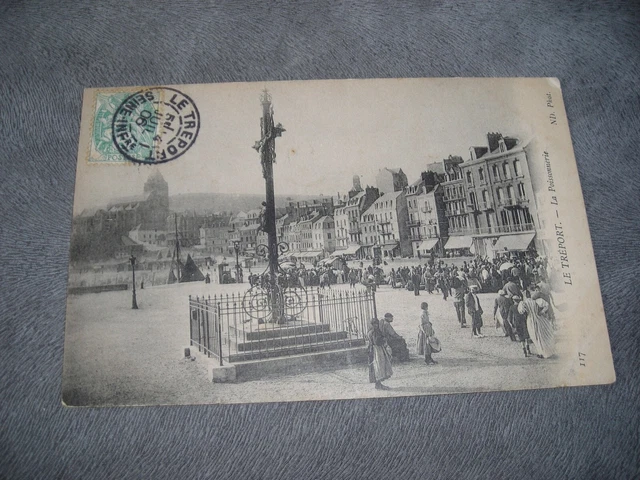 CARTE POSTALE ANCIENNE du TREPORT (la poissonnerie) EUR 1,00 - PicClick FR